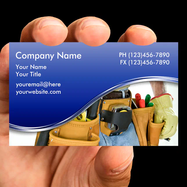 Handyman New Design Business Card | Zazzle