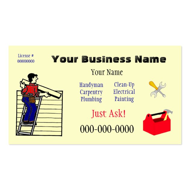 Handyman (Or?) Business Card