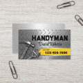 Handyman Repair & Maintenance Service Metal Business Card | Zazzle