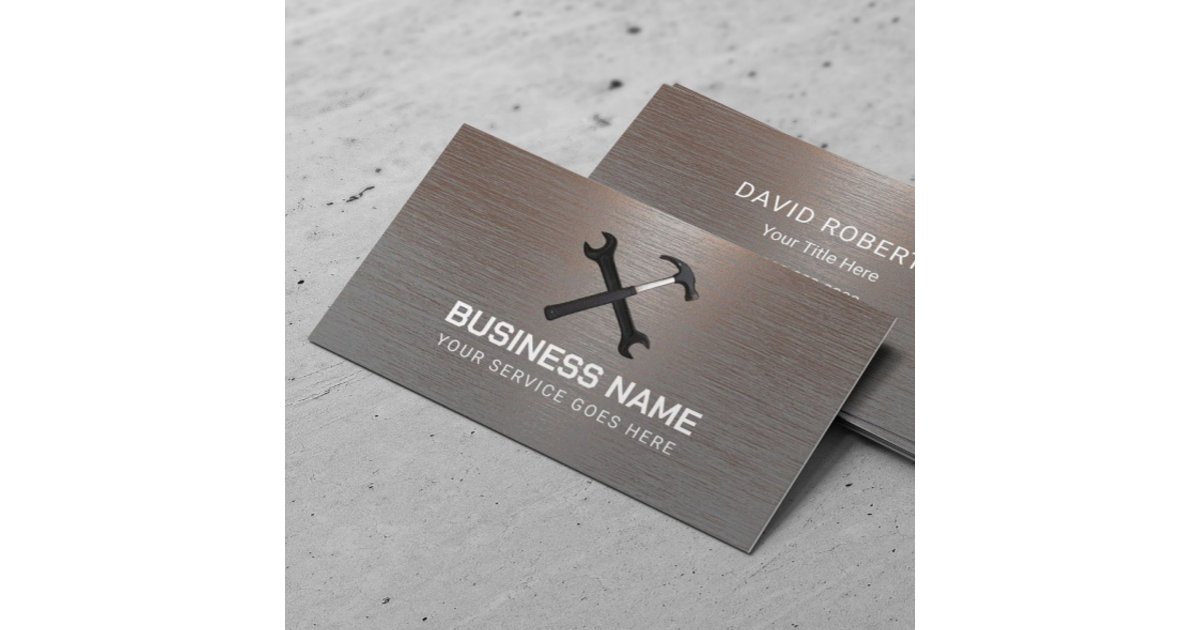 Handyman Repair Professional Maintenance Service Business Card | Zazzle