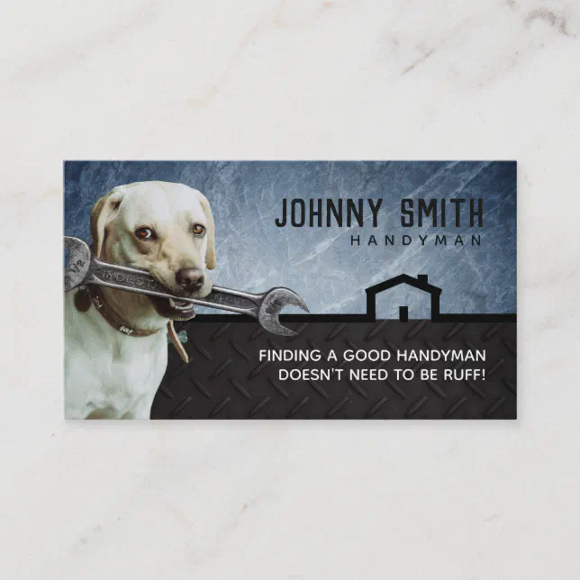 Handyman Slogans Business Cards | Zazzle