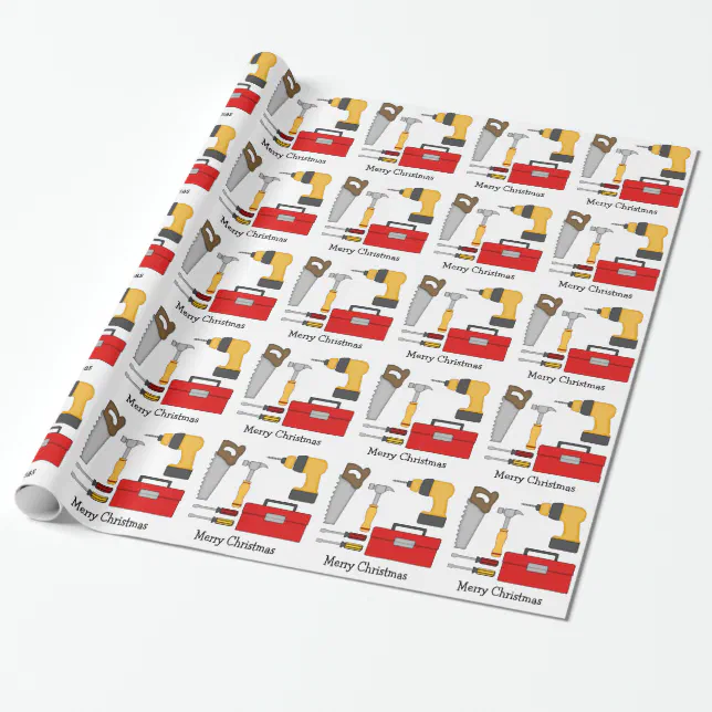 Handyman Tools Wrapping Paper | Zazzle