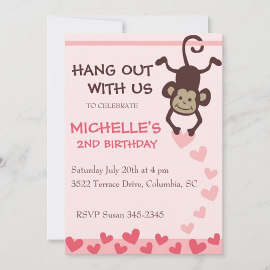 Hang Out Birthday Party Invitation | Zazzle.com
