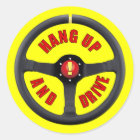 Hang Up and Drive Classic Round Sticker | Zazzle.com
