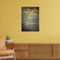 Hanging Lanterns Dreamy Wedding Welcome Sign | Zazzle