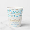 Hanging Love Hearts Little Sweetheart Baby Shower Paper Cups | Zazzle