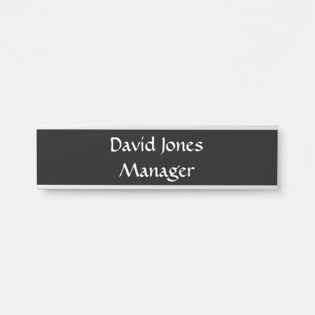 Hanging Name Plate | Zazzle