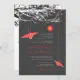 Hanging Red Paper Cranes Love Quote Asian Wedding Invitation | Zazzle
