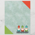 Hanging With My Gnomies Homies Cute Stationary | Zazzle