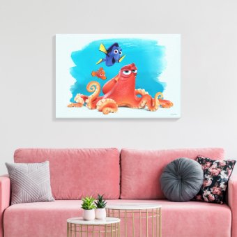 Hank, Dory & Nemo Canvas Print | Zazzle