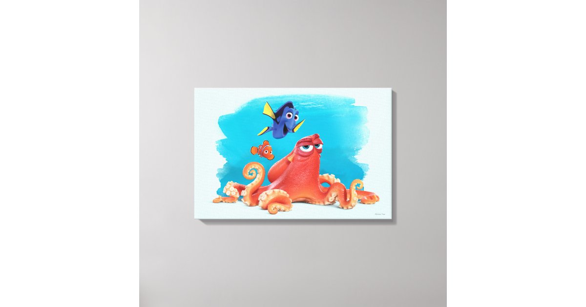Hank, Dory & Nemo Canvas Print | Zazzle