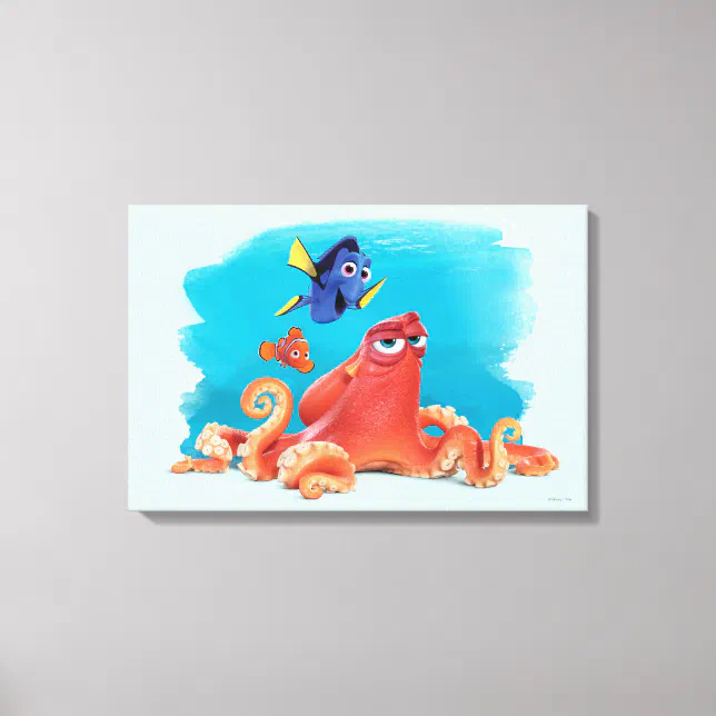 Hank, Dory & Nemo Canvas Print | Zazzle