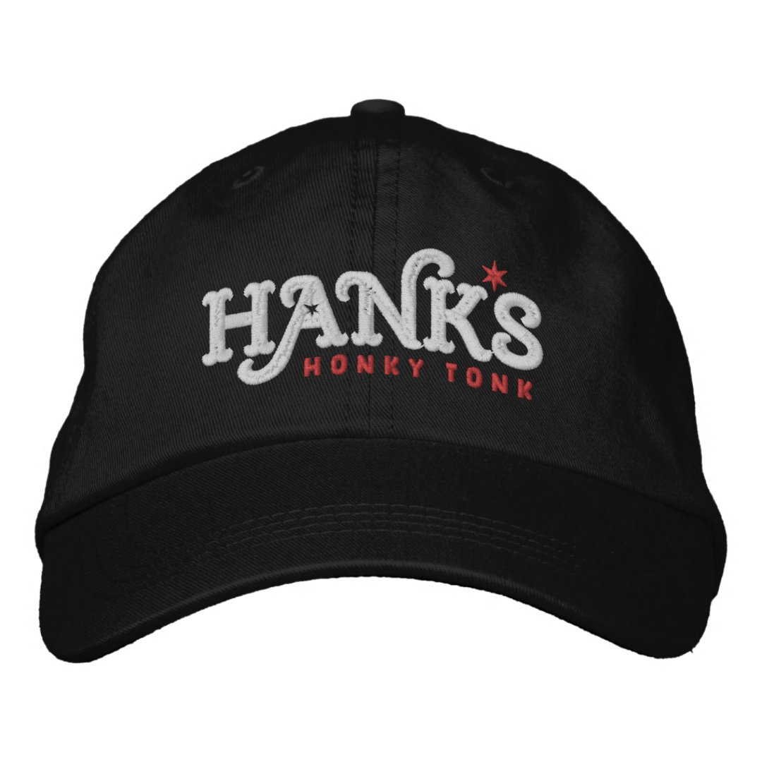 Hank's Original Official Logo Embroidered Baseball Hat | Zazzle