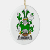 Hanlon Family Crest Ceramic Ornament | Zazzle