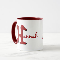 Hannah Meaning and Name Origin Mug | Zazzle