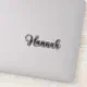 Hannah Name - Handwritten Calligraphy Sticker | Zazzle