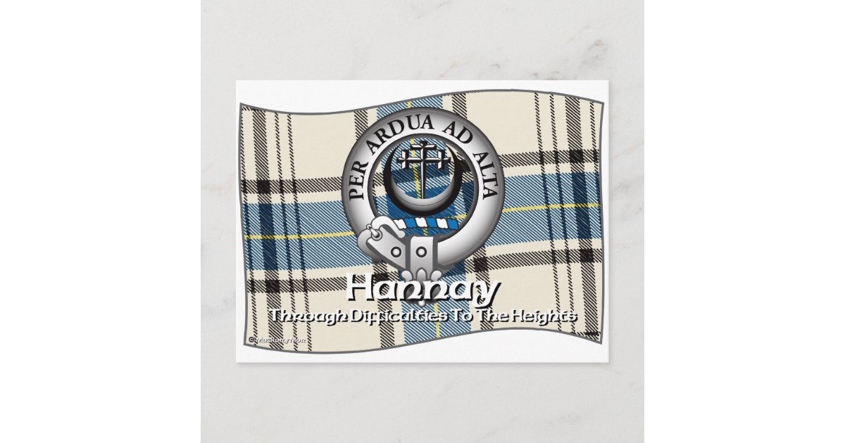Hannay Clan Postcard | Zazzle