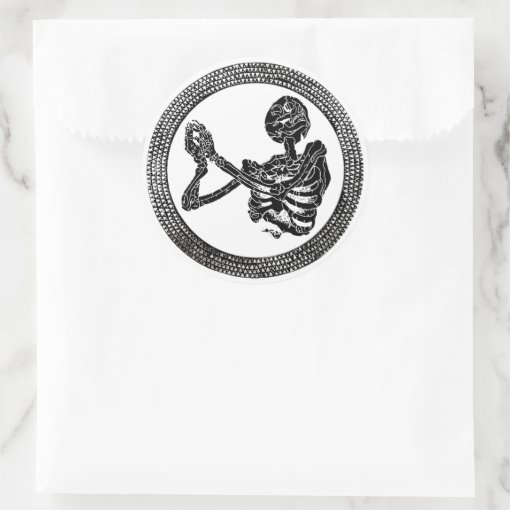 Hannibal Church Floor Skeleton Sticker | Zazzle