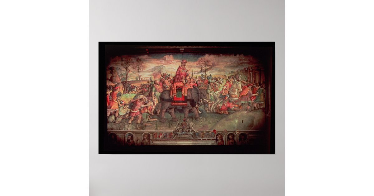 Hannibal Crossing the Alps Poster | Zazzle