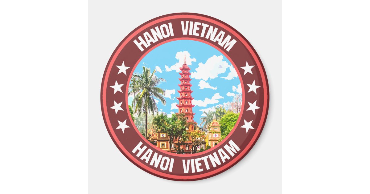 Hanoi Vietnam Magnet | Zazzle