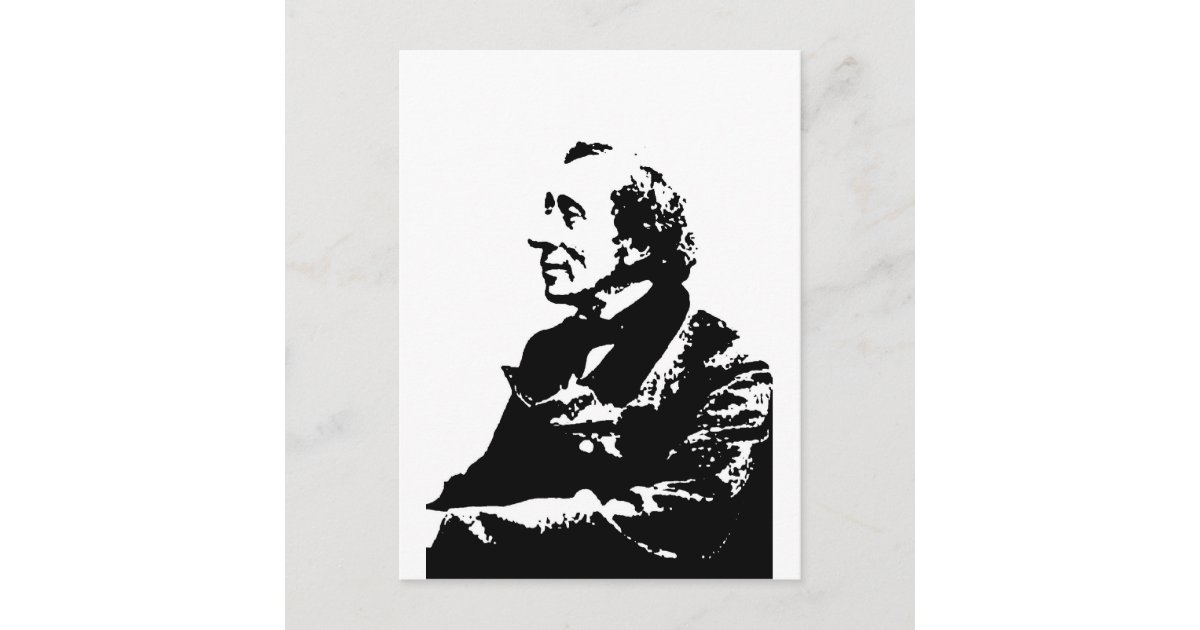 Hans Christian Andersen Postcard | Zazzle