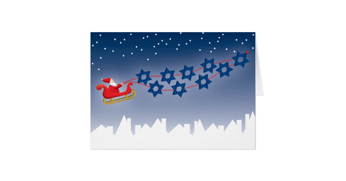 Hanukkah and Christmas Card | Zazzle.com