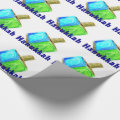 Hanukkah Dreidels Wrapping Paper | Zazzle