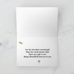 Hanukkah Poem Card | Zazzle