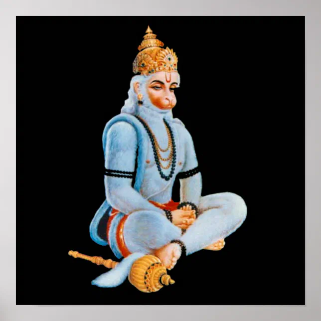 HANUMAN - ANJANEYA - HINDU - BUDDHAISM POSTER | Zazzle