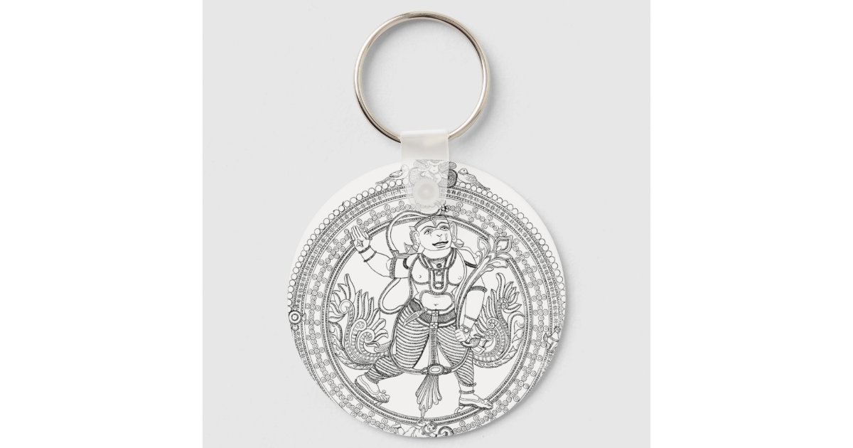 Hanuman Keychain | Zazzle