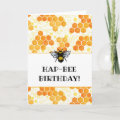 HapBEE Birthday Bumblebee Card | Zazzle