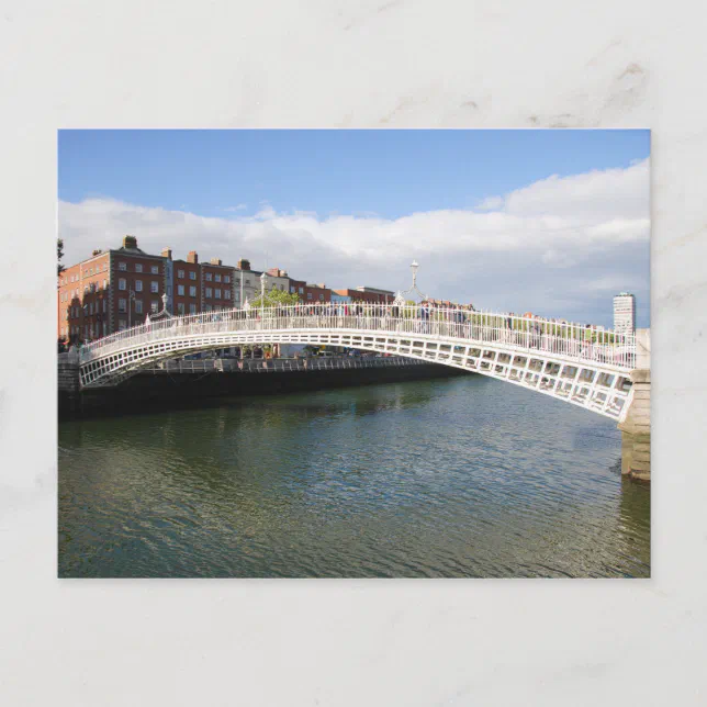 Ha'penny Bridge Postcard | Zazzle