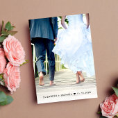 Happily Ever After Party Photo QR Code Sage Announcement | Zazzle