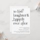 Happily Ever After Script Casual Wedding Invitation | Zazzle