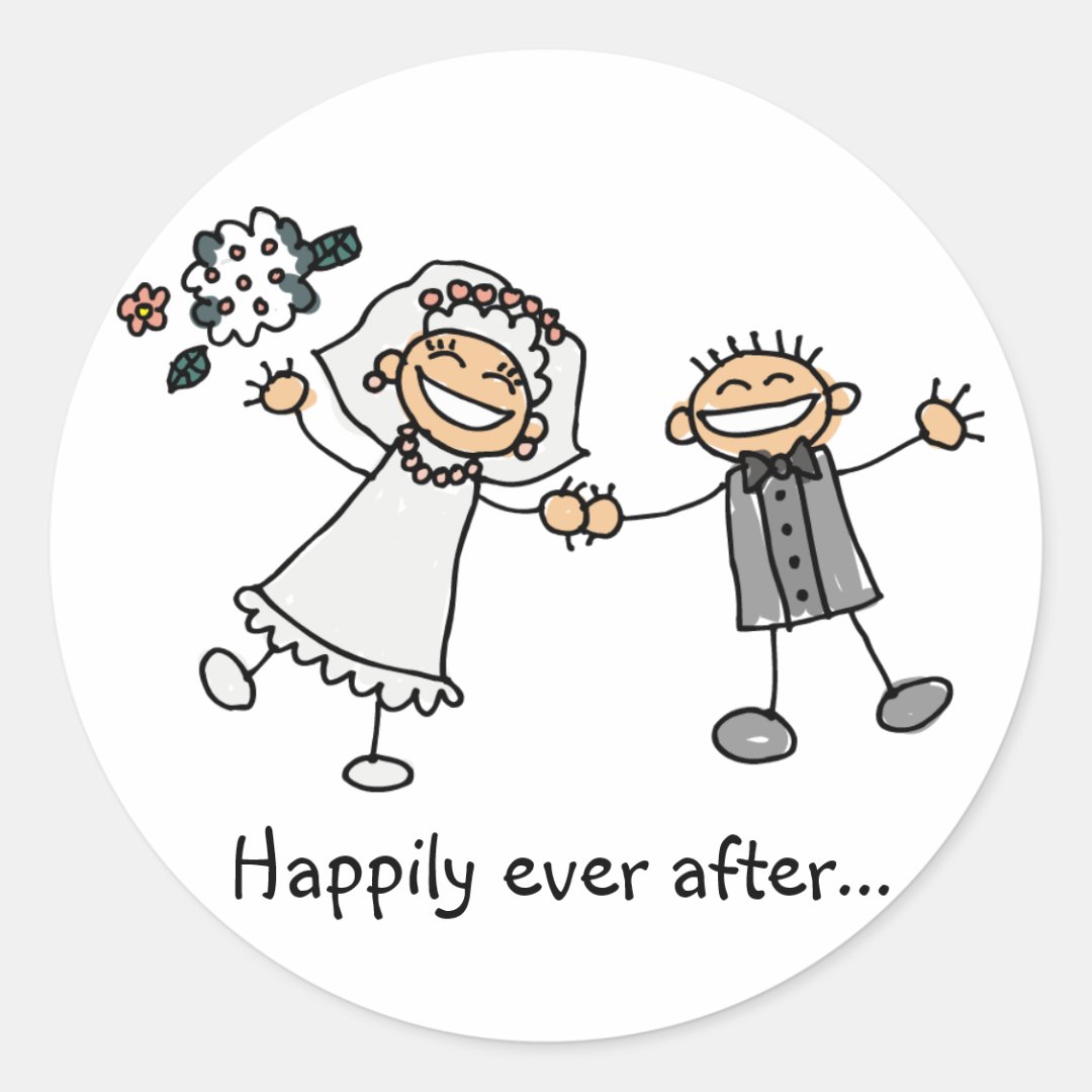 Happily Ever After Stickers | Zazzle