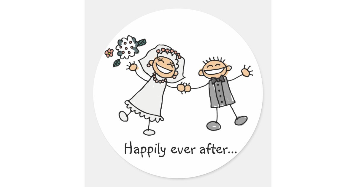 Happily Ever After Stickers | Zazzle