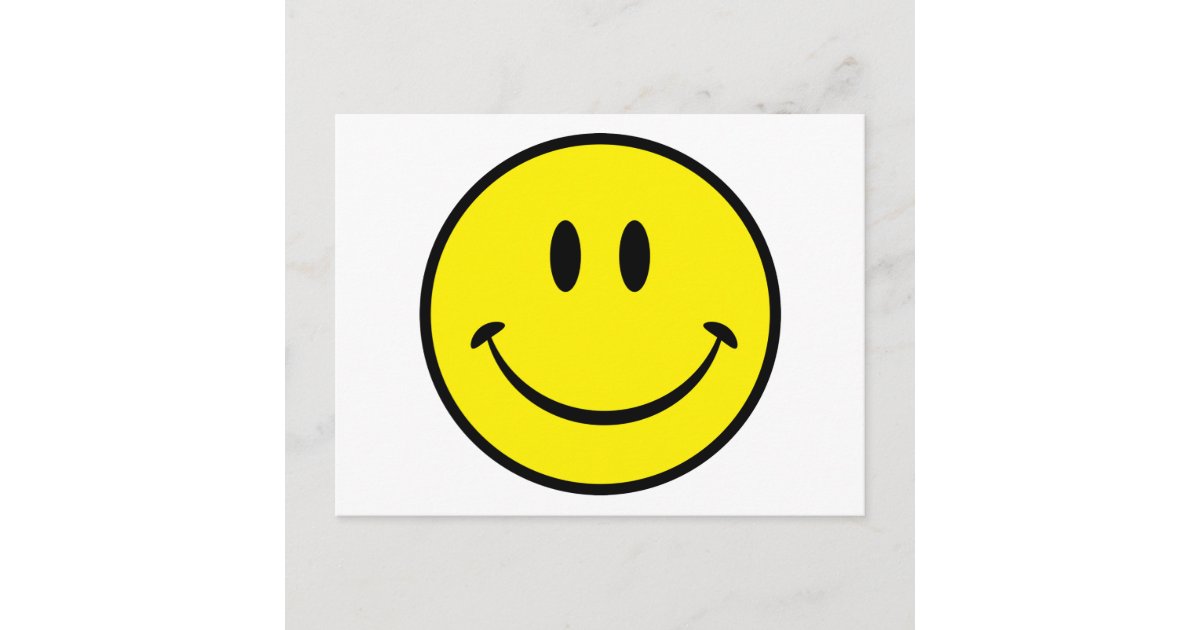 Happiness Face Postcard | Zazzle