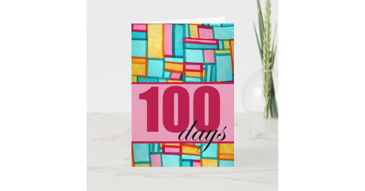 Happy 100th Day Korean Baek-il Birthday for Girl Card | Zazzle