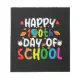 Happy 100th Day of School Teacher Student Notepad | Zazzle
