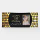 Happy 18th Birthday Banner. Gold Glitter Photo Banner | Zazzle