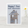 Happy 1-Year Houseaversary Card | Zazzle