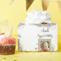 Happy 1st Birthday baby photo Wrapping Paper | Zazzle