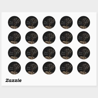 Happy 30th Birthday Classic Round Sticker | Zazzle