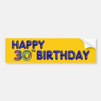 30th Birthday Stickers | Zazzle