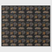 Happy 30th Birthday Wrapping Paper | Zazzle