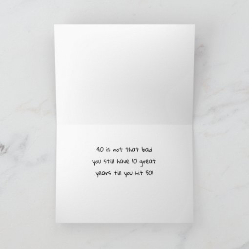 **HAPPY 40th BIRTHDAY BROTHER** Card | Zazzle