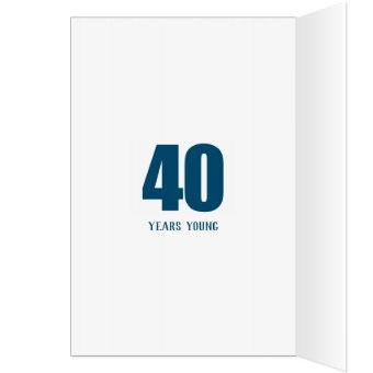 Happy 40th Birthday Dad Big 40 Photo Collage Card | Zazzle