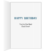 Happy 40th Birthday Dad Big 40 Photo Collage Card | Zazzle