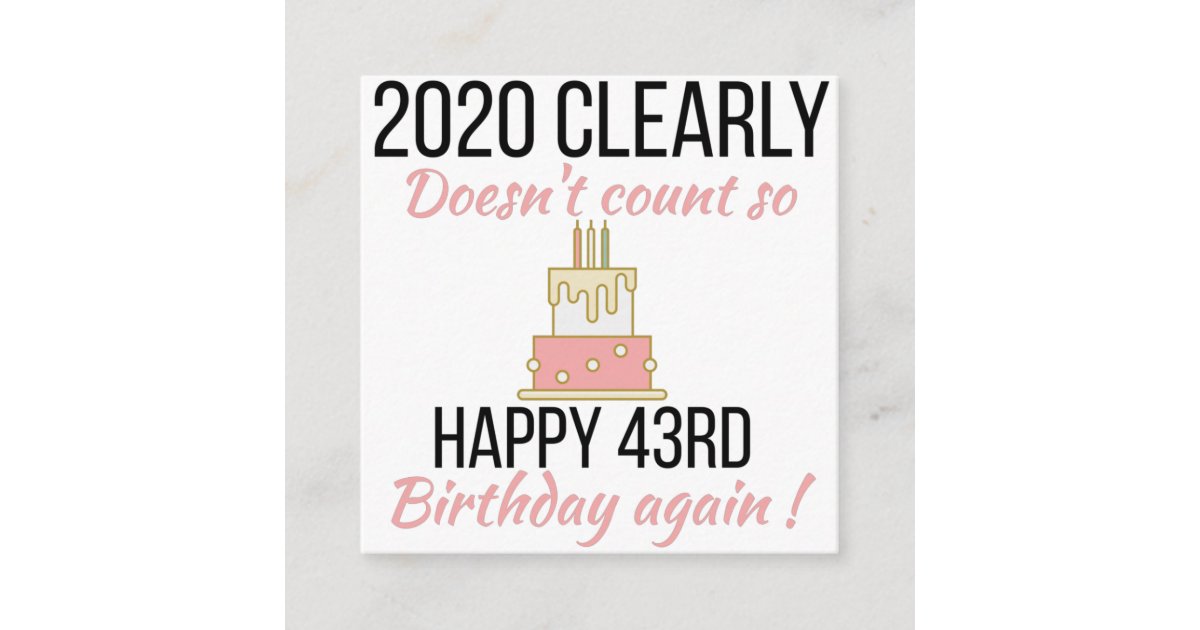 Happy 44th Birthday, Funny 44th birthday card | Zazzle