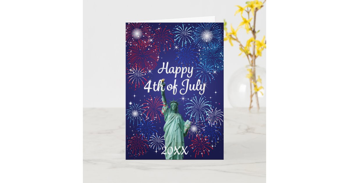 Happy 4th of July Fireworks Card | Zazzle